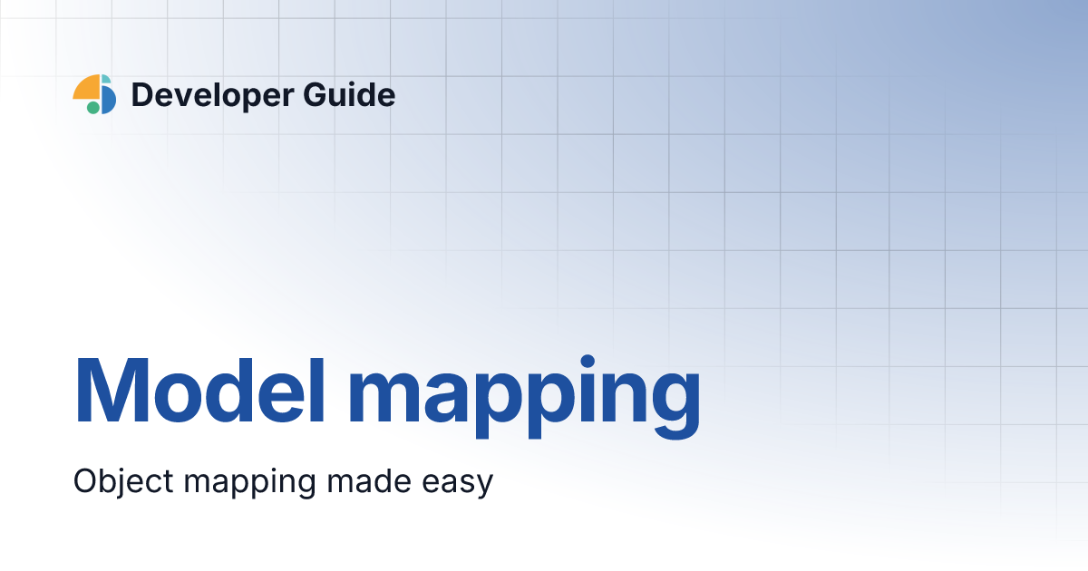 Model mapping | Developer Guide